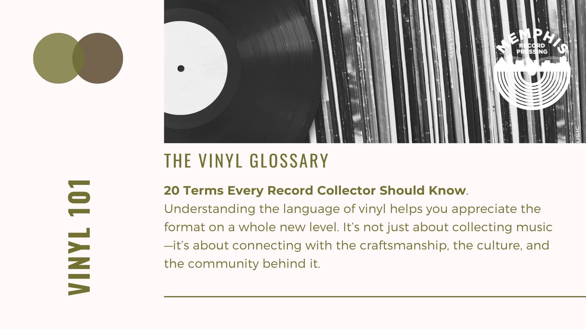 Vinyl Glossary: 20 Terms Every Record Collector Should Know - Memphis ...